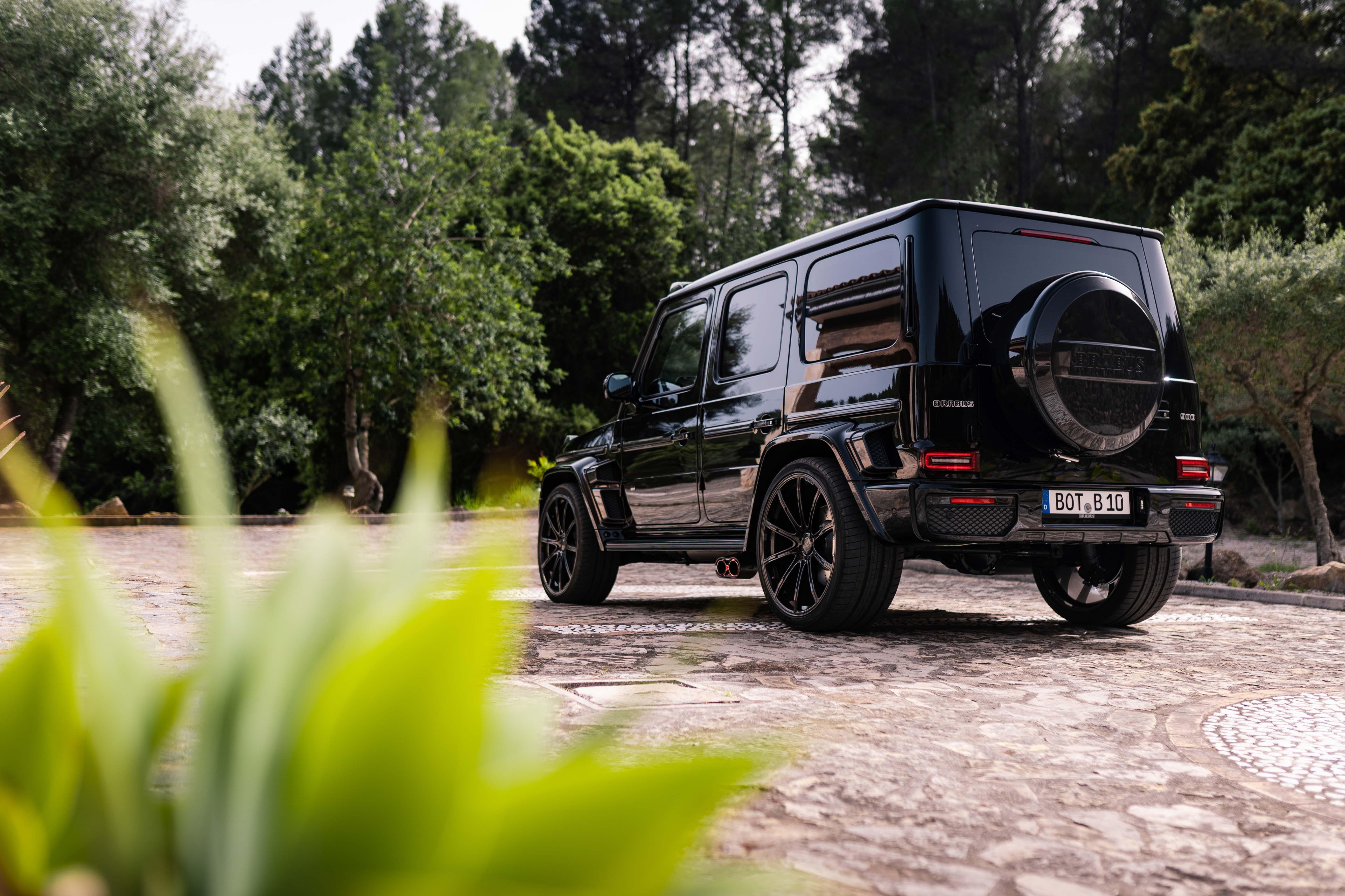 The New BRABUS 900 Superblack is a Blacked Out Beastly G Wagon