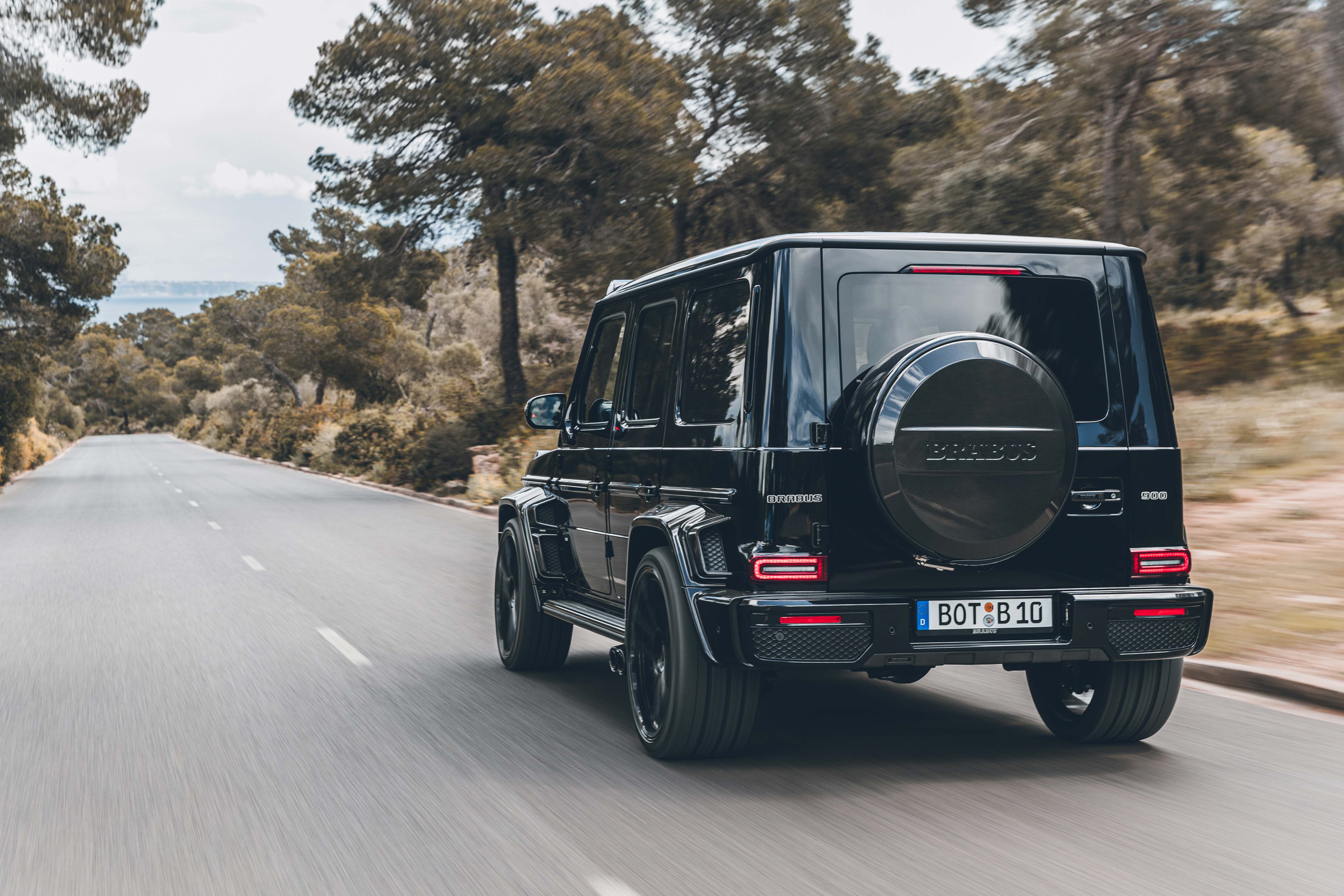 The New BRABUS 900 Superblack is a Blacked Out Beastly G Wagon