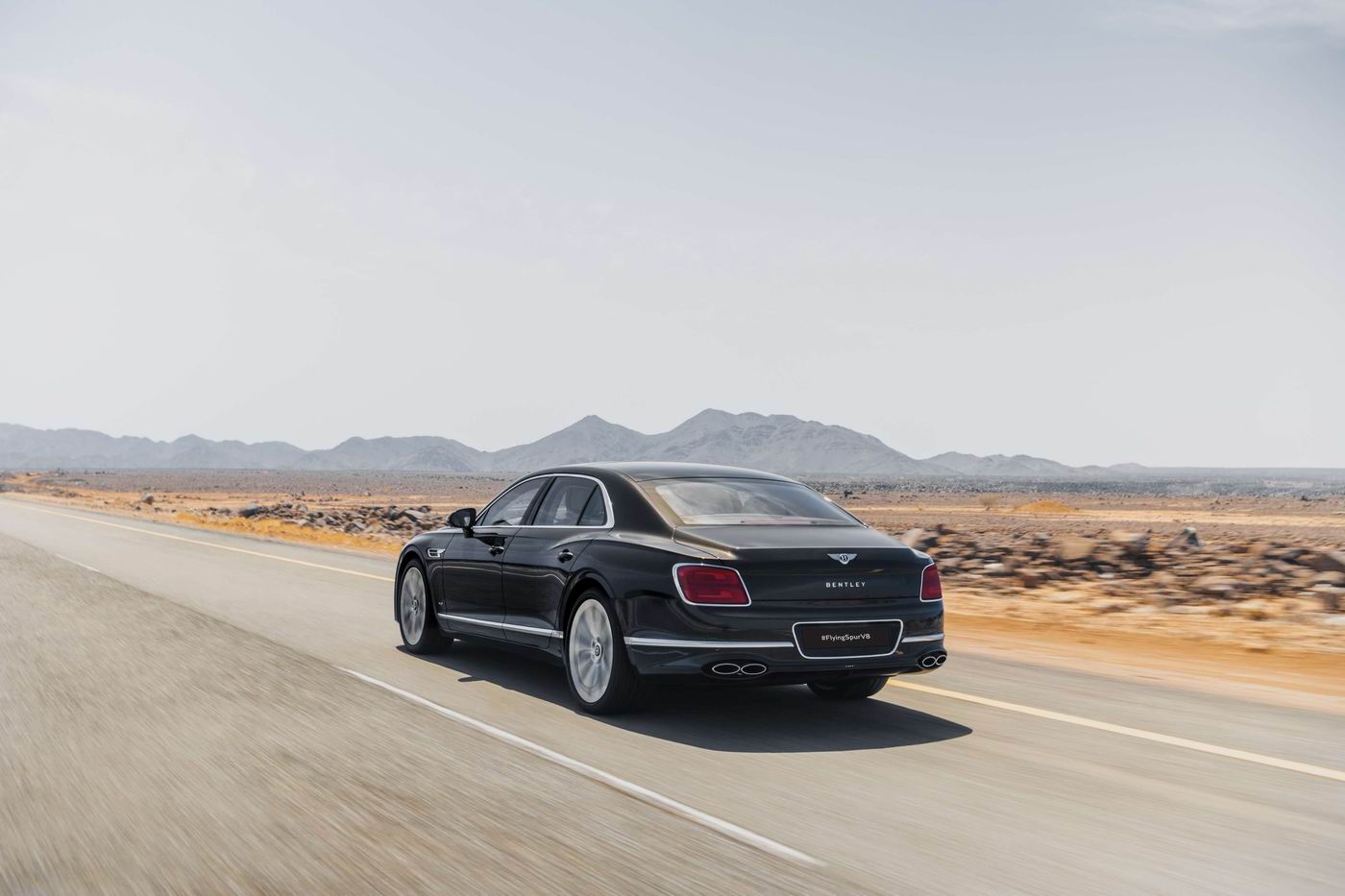 Flying Spur Ready to Soar with V8 Power Across the Middle East